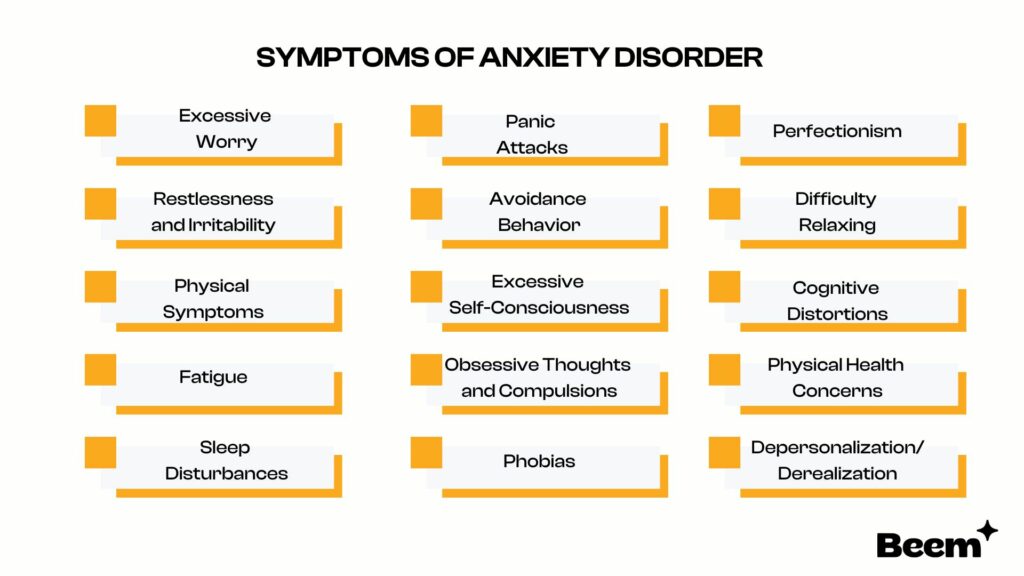 Worry And Anxiety Symptoms